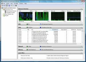 Windows Reliability and Performance Monitor and Resource Monitor ...